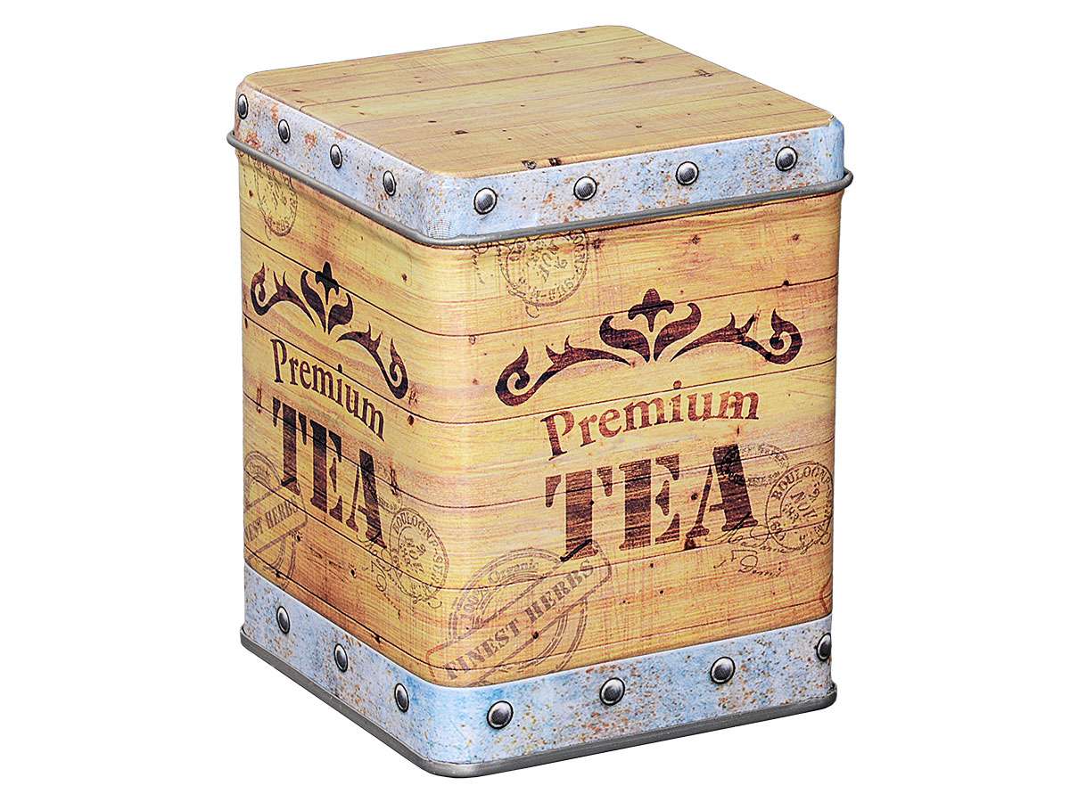 Teedose vintage "Tea Chest" eckig, 2 Stk | vintage | Teedosen ...